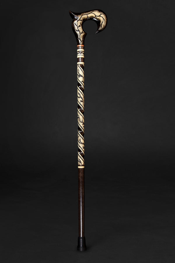 Fancy Walking Stick Fantasy Forest, Gothic Style Comfortable Handle ...