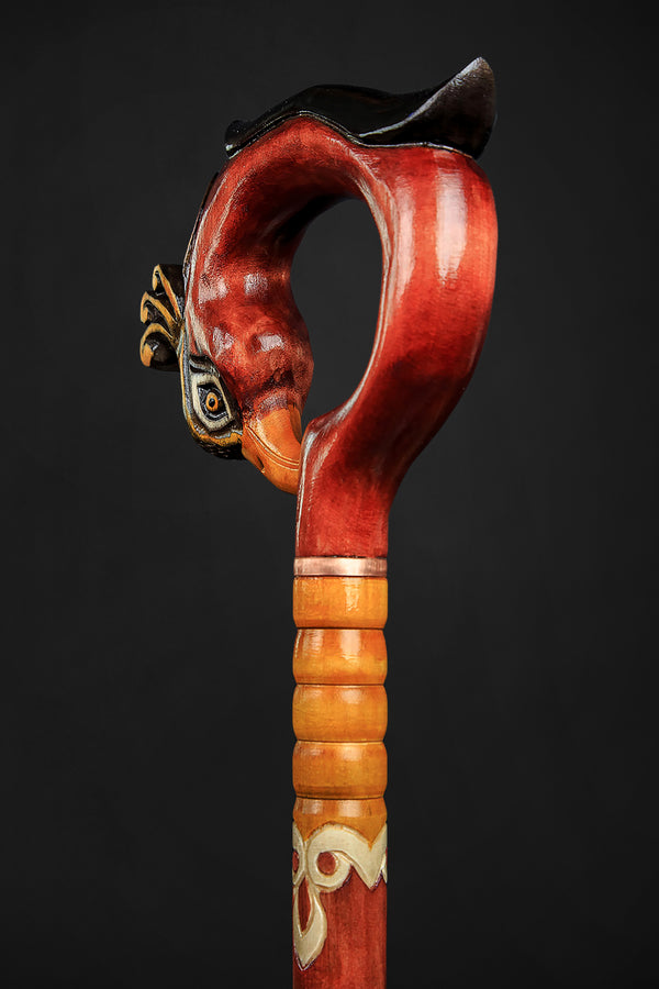 Fashionable Walking Stick for Seniors Balance Wooden Handle Phoenix ...