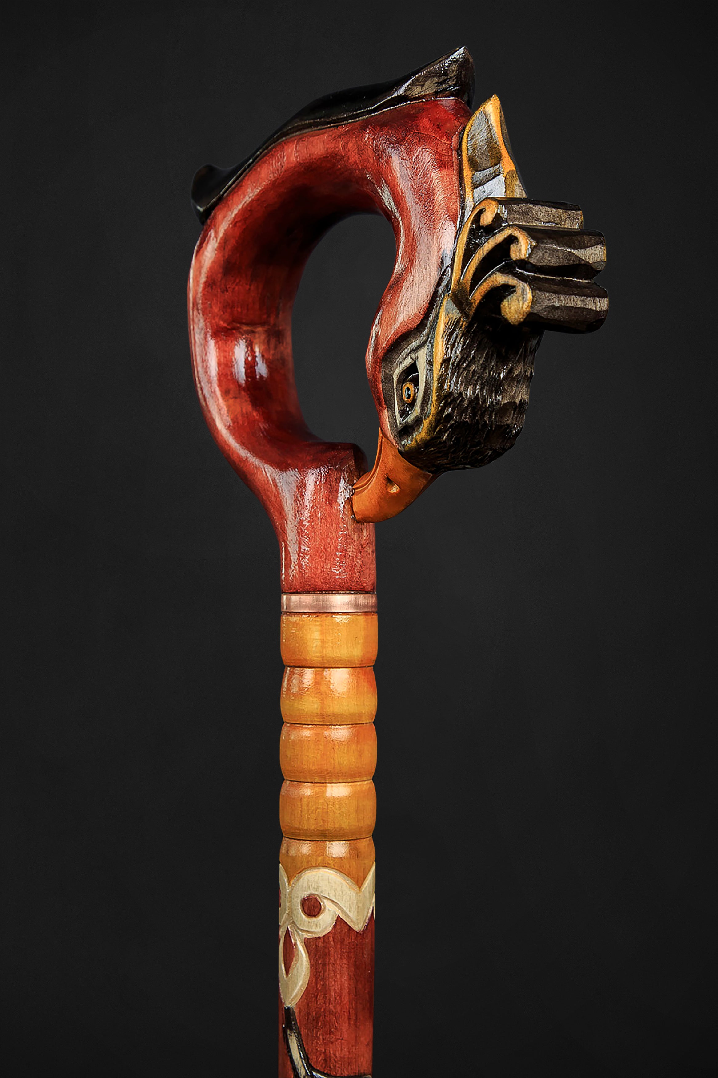 Fashionable Walking Stick for Seniors Balance Wooden Handle Phoenix ...