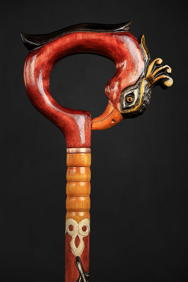 Fashionable Walking Stick for Seniors Balance Wooden Handle Phoenix ...