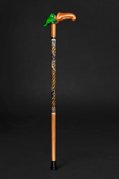 Colibrí Wooden Walking Cane For Ladies, Hummingbird Сane | ART WALKING ...