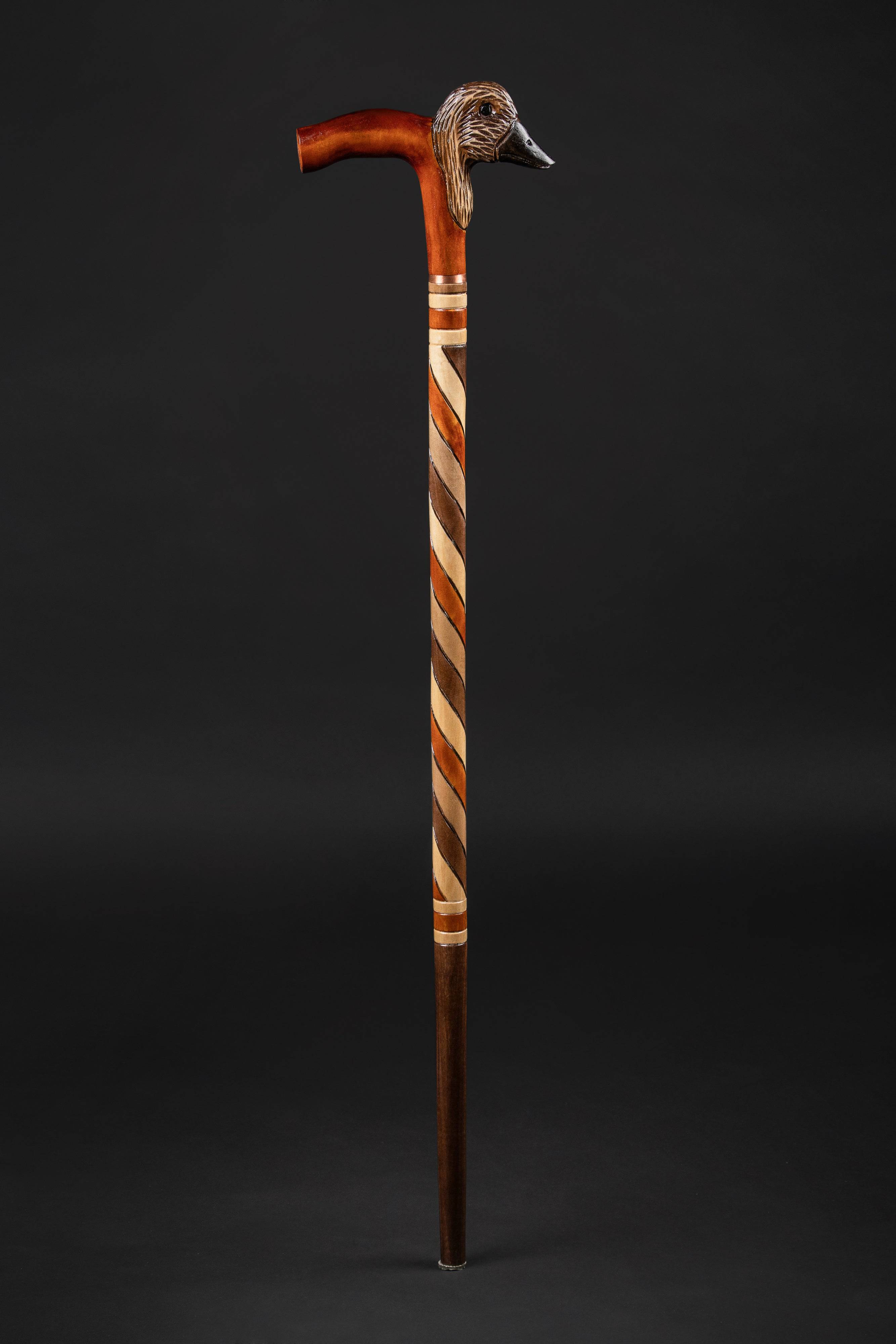 Vintage Duck Head Cane With Rubber Tip