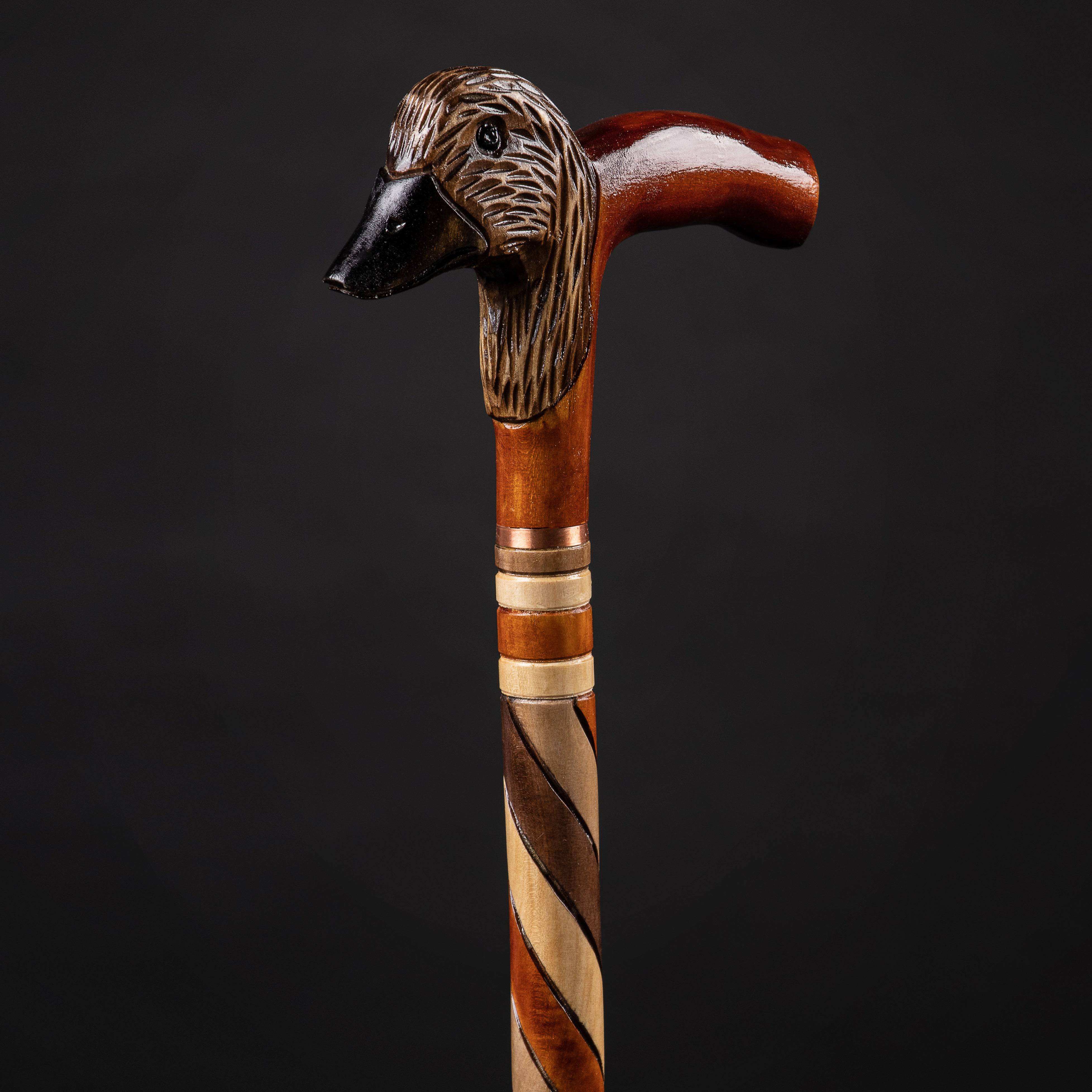 Vintage Duck Head Cane With Rubber Tip