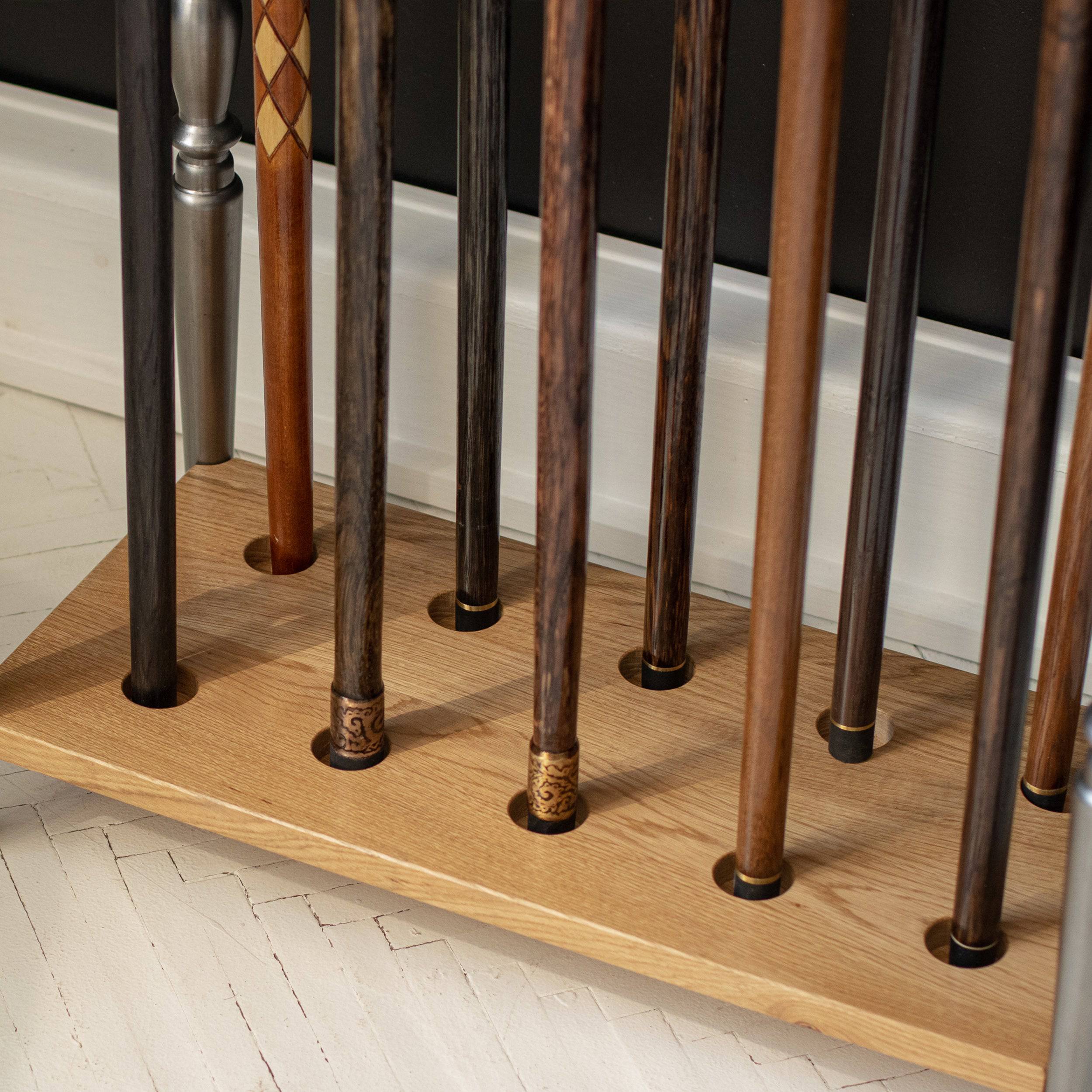 Walking Cane Display Stand & Walking Stick Holder - Casual Modern