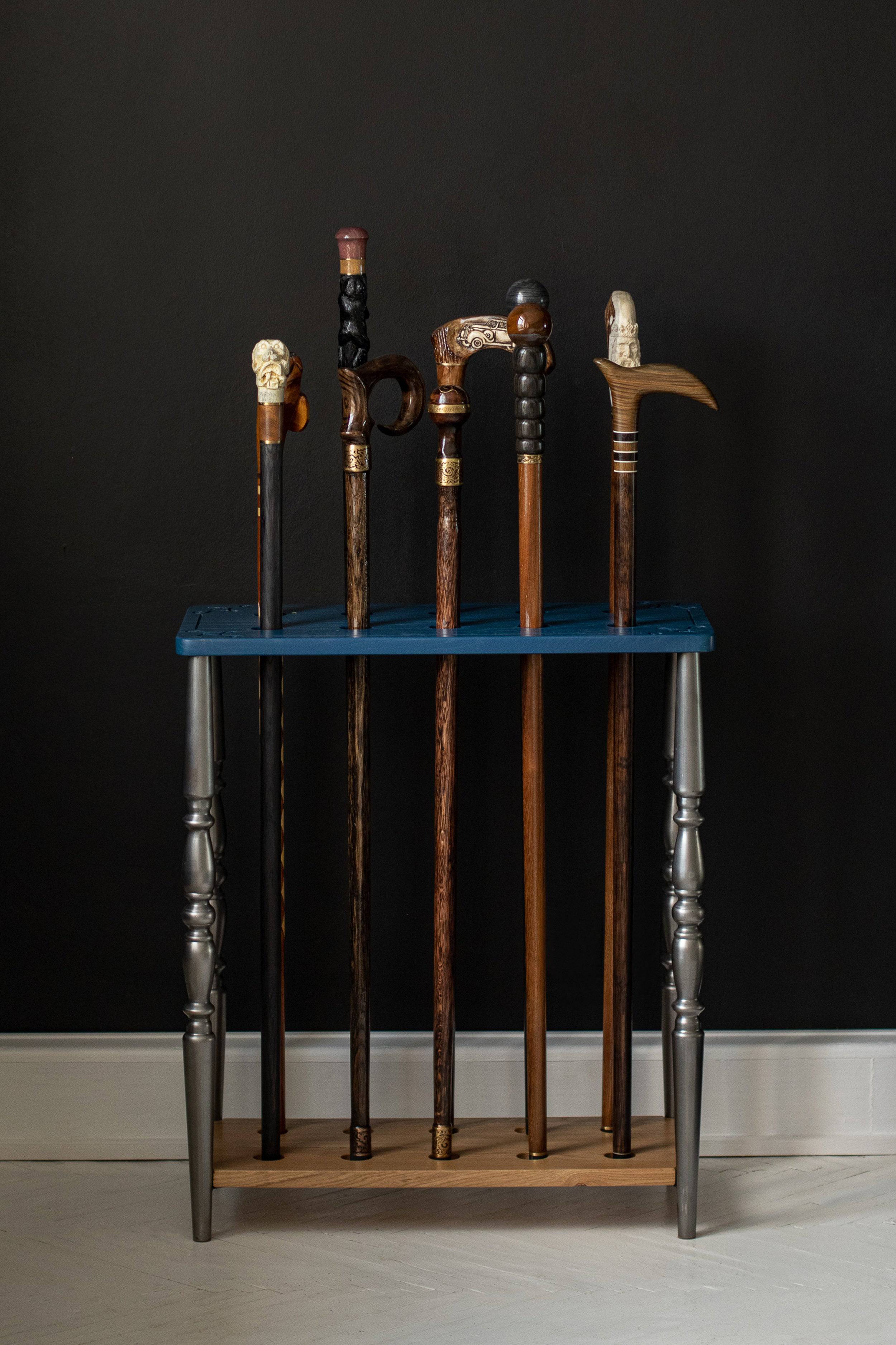 Walking Cane Display Stand & Walking Stick Holder - Casual Modern