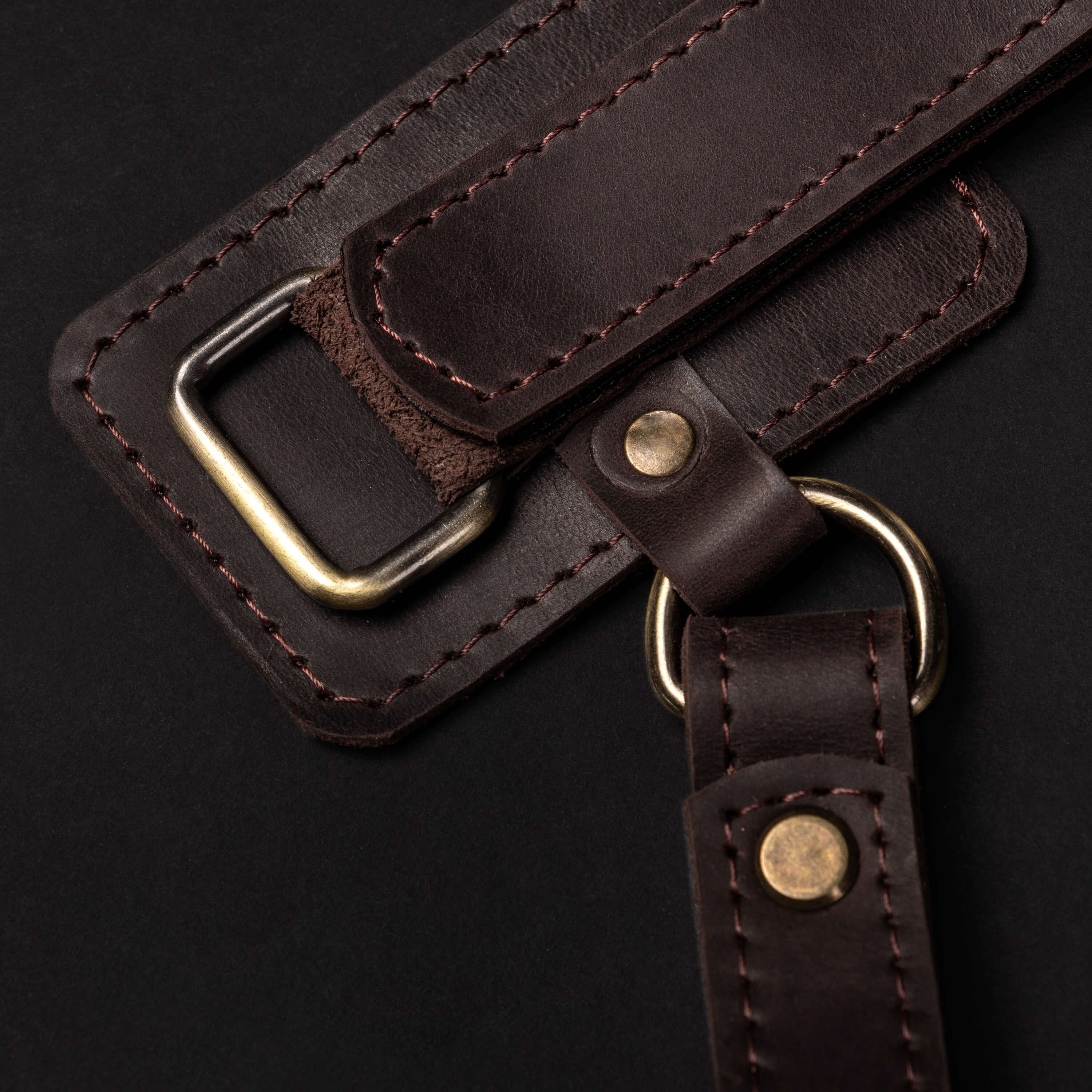 Walking Stick Wrist Cord - 1 Clamp "Dark Brown" & Walking Cane Wrist S