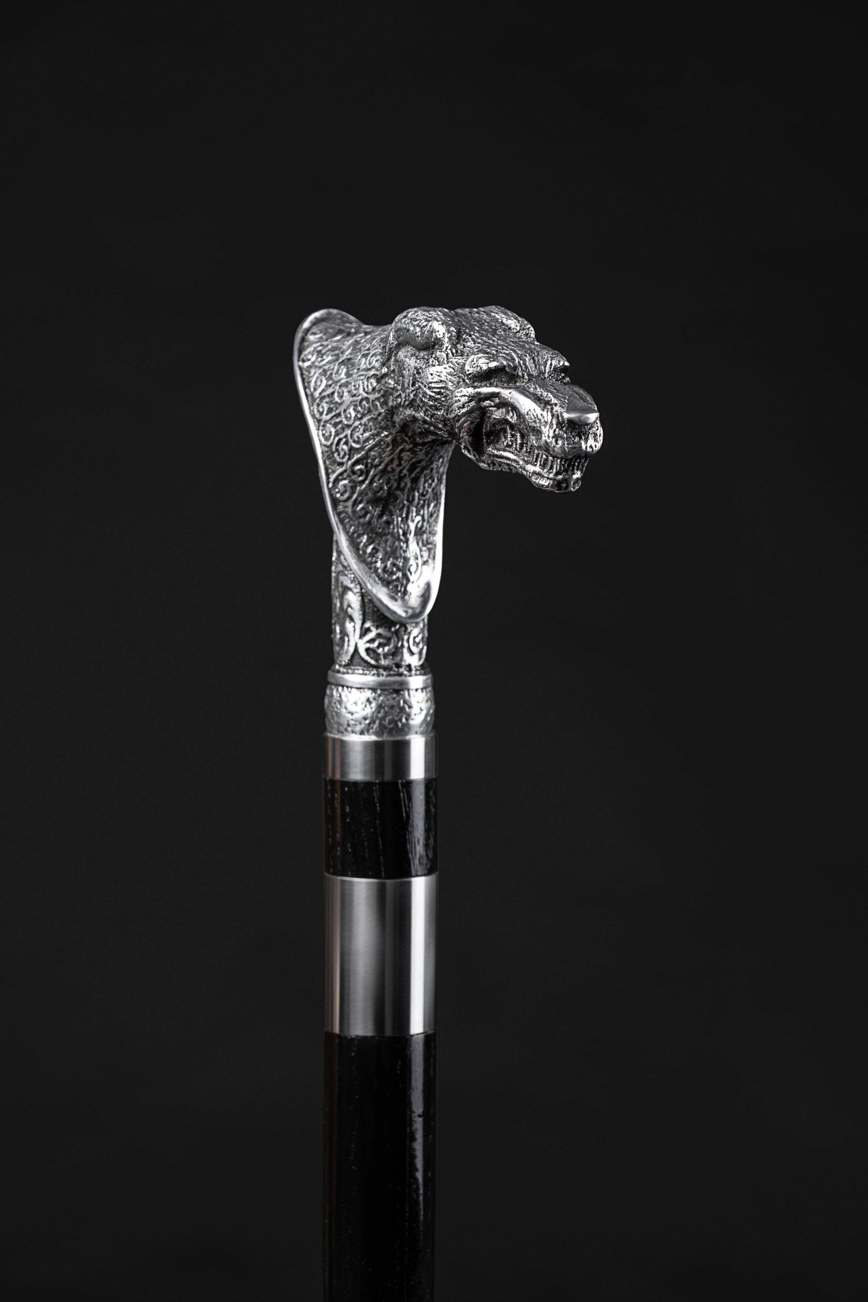 Wolf Cane Silver Сeltic Style, Stylish Metal Handle Wolf | ART WALKING ...