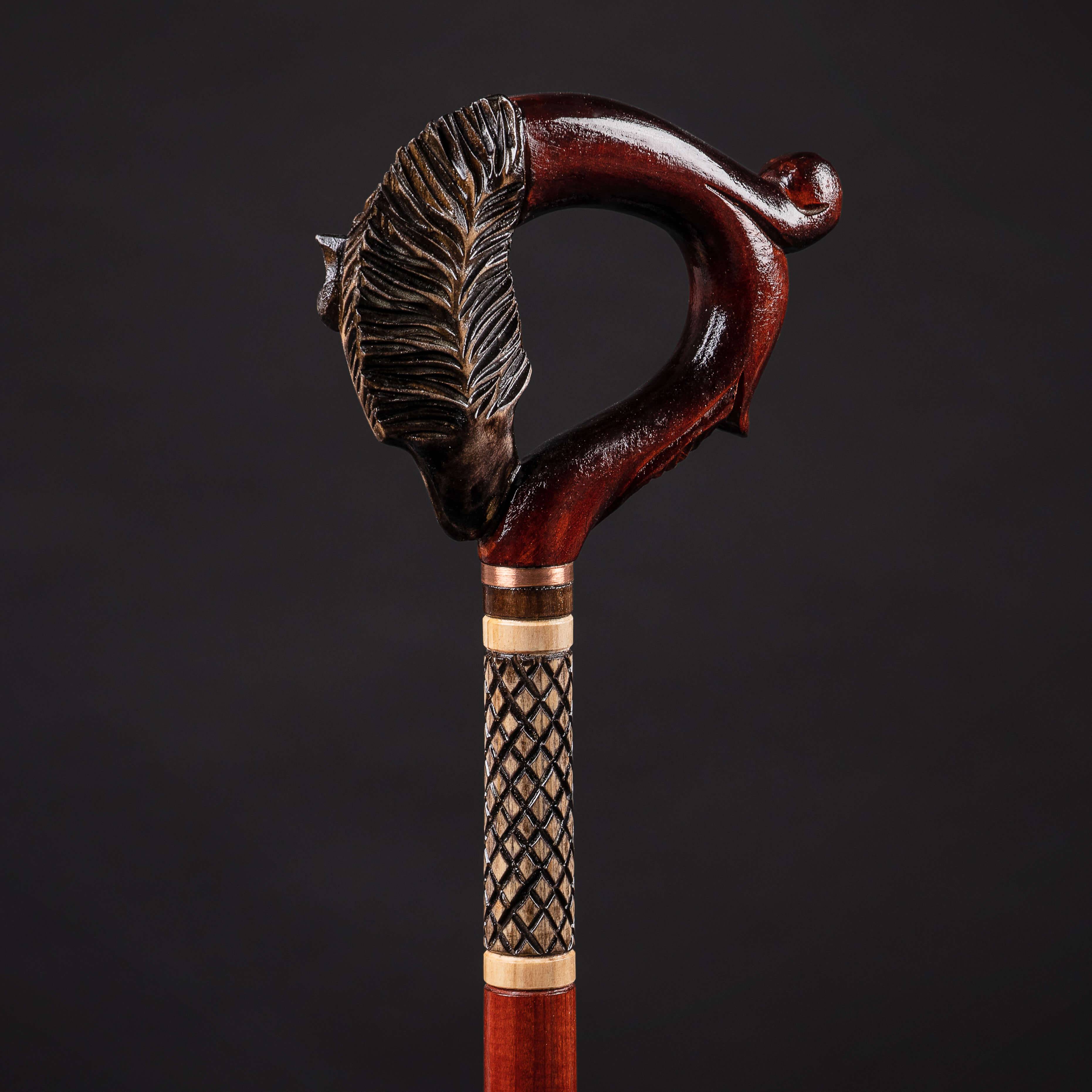 Wolf Head Canes For Men and Women, Walking Stick Wolf Head | ART ...