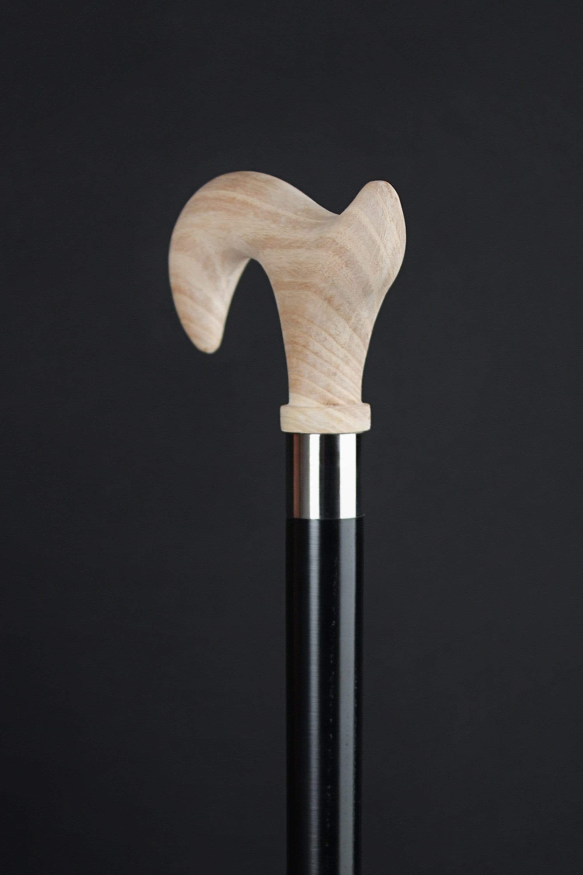 Wooden Walking Cane, Natural Derby Handle Walking Stick, Handmade