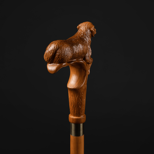 Comfort Grip Golden Retriever Walking Cane, Ergonomic Walking Stick