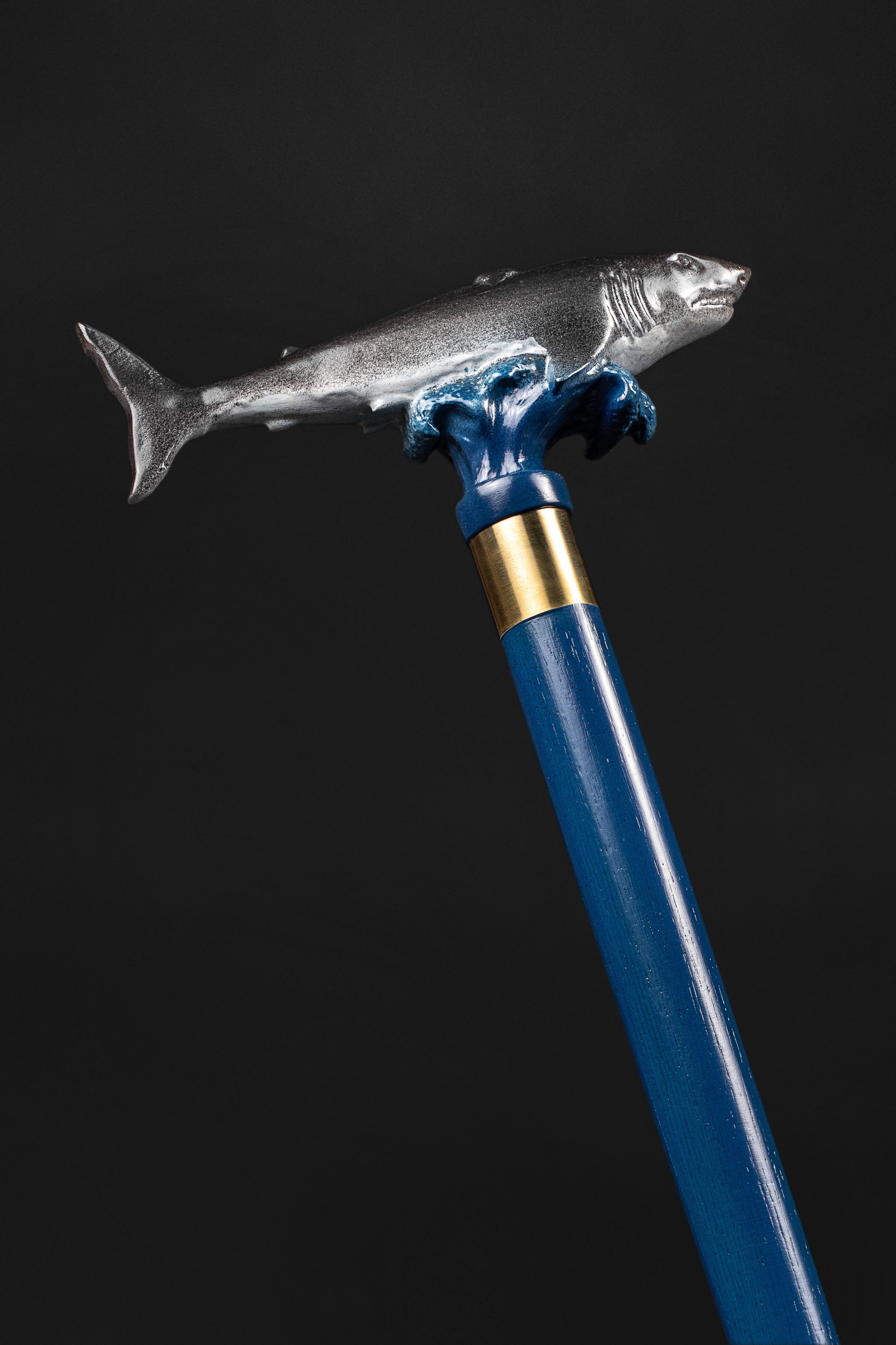 Great White Shark Walking Cane Stick, Designer Cool Canes And Sticks ...