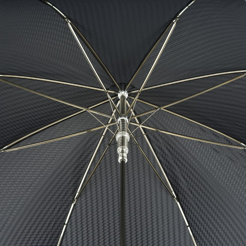 Luxury Black Umbrella, Designer Umbrella With Studs | ART WALKING STICKS