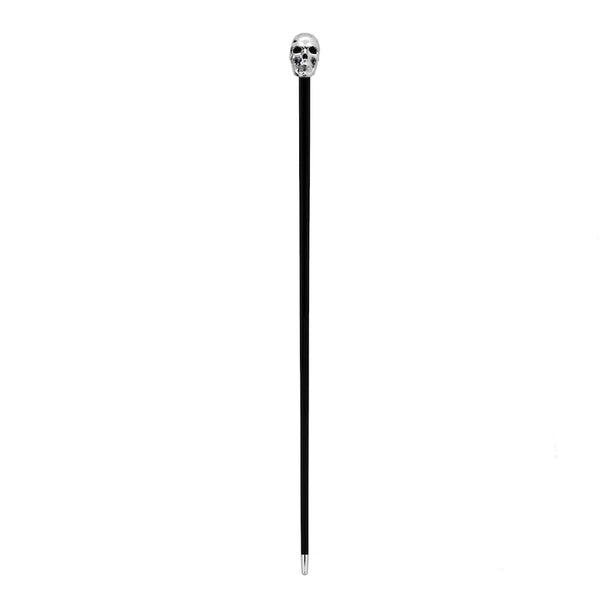 Designer Silver Skull Walking Stick Handle, Modern Walking Cane | ART ...